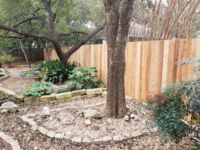 Vertical Wood Fence Designs • Austin Fence Builders