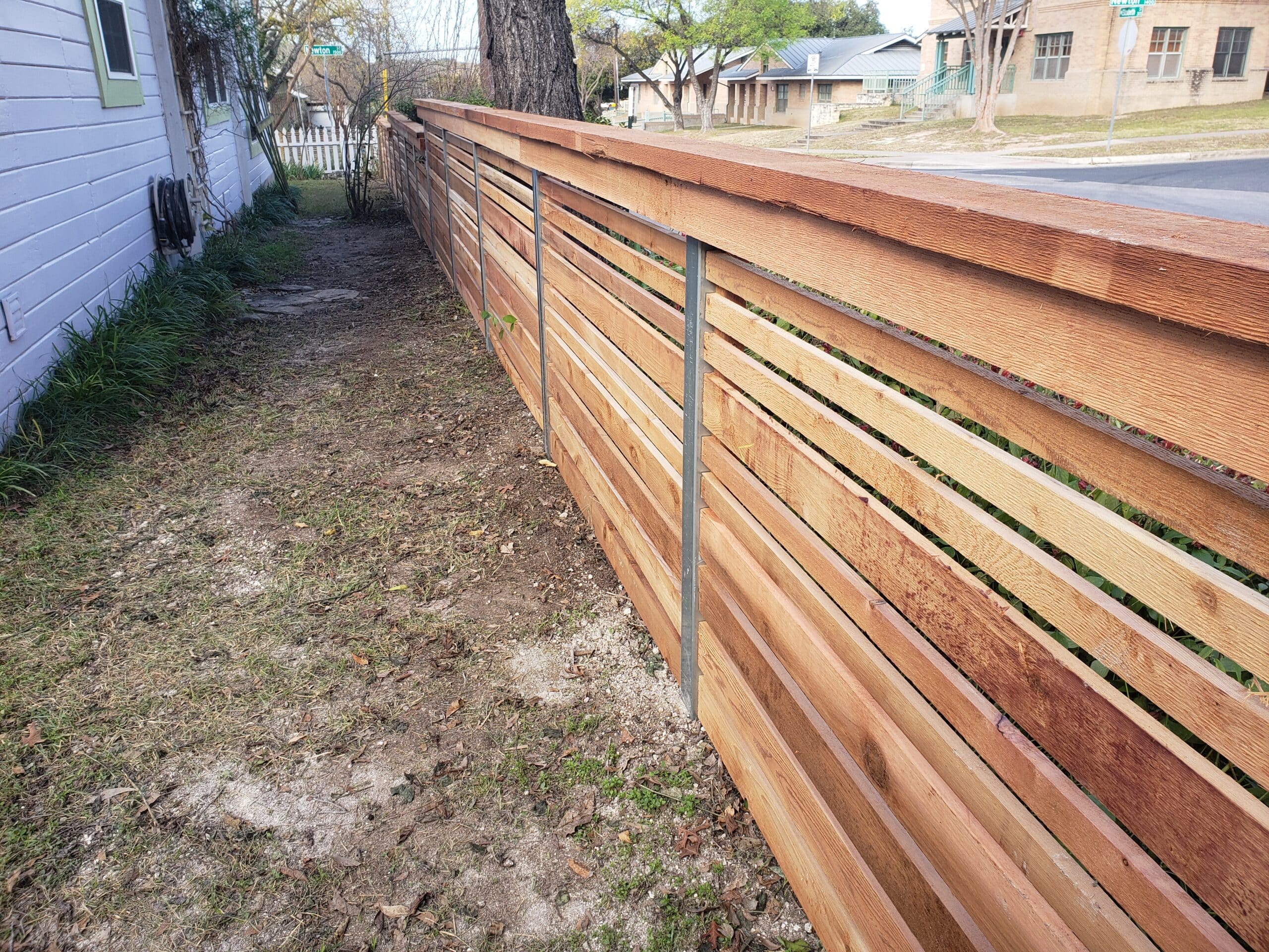 Horizontal Wood Fence Designs • Austin Fence Builders